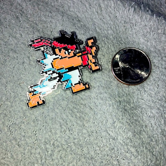 None | Accessories | Street Fighter Ryu Enamel Pin Vintage 8 Bit Video Game Arcade Fighting ...